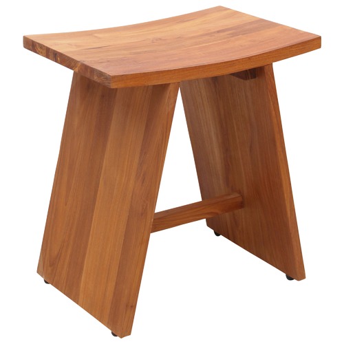 Carrington Furniture Small Clement Teak Stool Temple Webster